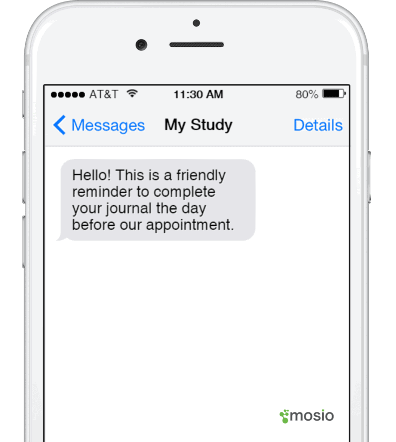 Text Message Appointment Reminders for Clinical & Behavioral Research